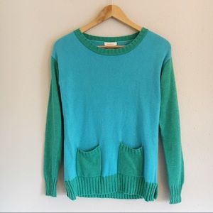 Sundance | Sweaters | Sundance Catalog Blue Green Pocket Sweater | Poshmark